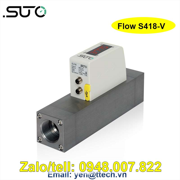 Đồng Hồ Đo Lưu Lượng Khí S418-V| SUTO (ĐỨC)|GIÁ TỐT