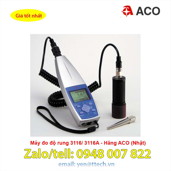 Máy đo độ rung ACO 3116, 3116A, Thiết bị đo độ rung|CHÍNH HÃNG ACO