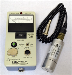 Analog Vibration Meters 211 Vibration Meter Balmac
